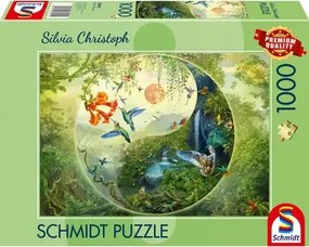 SCHMIDT Puzzle V lese kolibříků / 1000 dílků