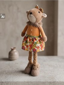 Sinsay - Stojící dekorace ve tvaru kapybary s podzimním motivem - vícebarevná