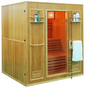 M-Spa - HARVIA - Suchá sauna s kamny, pro 4 osoby 176 x 150 x 192cm