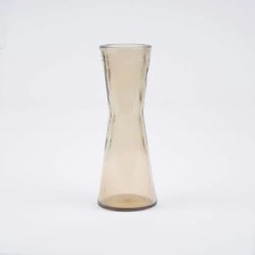 Váza úzká COIN, 20cm, lahvově hnědá|kouřová|Vidrios San Miguel|Recycled Glass