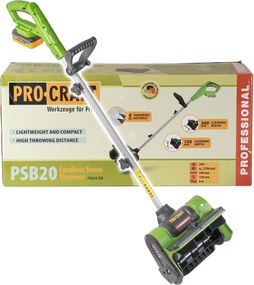 Procraft PSB20bb - akumulátorová sněhová fréza (bez akumulátoru a nabíječky)