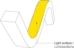SLC SM17211 LED pásek Neon Flex 230V Top 1-50m 8W/m 440lm/m 3000K Ra80 stmívatelný IP65 1m - TLG