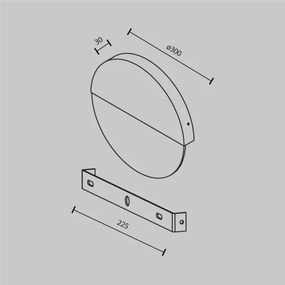 Maytoni MOD320WL-L13MR3K1 - LED Nástěnné svítidlo JUPITER LED/13W/230V mramor