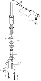GROHE 31613DC0 - Dřezová baterie A SmartControl nerez