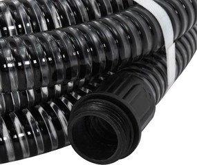 Sací hadice s mosaznými konektory černá 1,1" 7 m PVC 151061