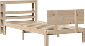 Rám postele s čelem 75 x 190 cm masivní borovice 3306070