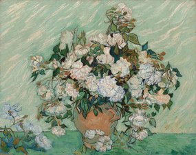 Vincent van Gogh - Obrazová reprodukce Roses, 1890, (40 x 30 cm)