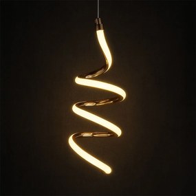 Toolight Toolight, LED závěsné stropní svítidlo, 12W, 3000K, LHJ096-1CP, růžové zlato, OSW-50041