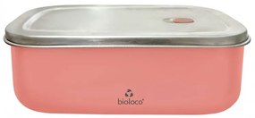 Chic.mic Nerezový svačinový box Bioloco Barva: Petrolejový