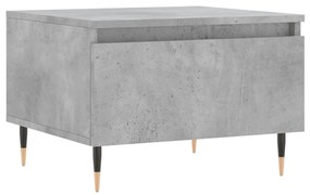 Konferenční stolek betonově šedý 50x46x35 cm kompozitní dřevo - Default Title