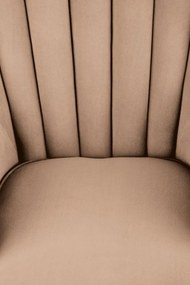Relaxační křeslo ušák TITAN — masiv, látka, černá / béžová