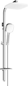 Mexen - Sprchový sloup Q33, chrom/bílá, 798333395-02