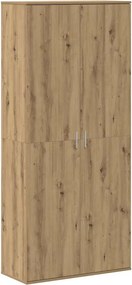 Vysoká skříň 80 x 35 x 180 cm Kompozitní dřevo dub artisan 3365562