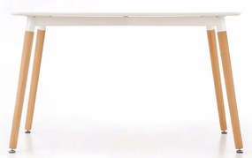 Bestent Jídelní stůl WHITE MODERN 120 x 80 CM