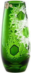 Váza Frost, barva zelená, výška 205 mm