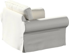 Potah na křeslo IKEA Ektorp barva šedá látka pletený vzor