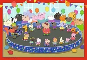 Ravensburger - Puzzle - Prasátko Peppa na oslavě / 2x24 dílků / od 4 l