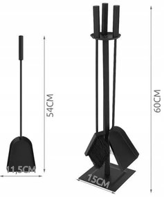 Krbové nářadí nerez 4 ks