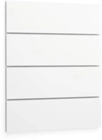 PLAN Nástěnný panel LAYERS, 1200 x 54 x 1486 mm, bílá