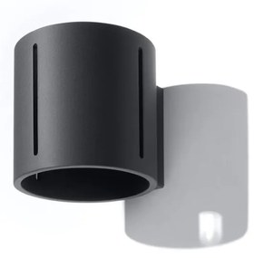 Černé nástěnné svítidlo Vulco – Nice Lamps