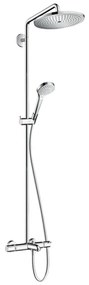 Hansgrohe Croma Select S, Showerpipe 280 1jet s vanovým termostatem, chromová, HAN-26792000