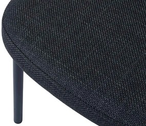 Designová jídelní židle Calixte tmavě šedá