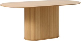 Jídelní stůl s deskou v dubovém dekoru 95x180 cm Nola – Unique Furniture