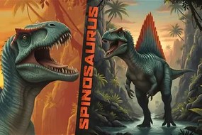 TREFL Puzzle Dino World: Spinosaurus / 100 dílků / 41 x 27,5 cm