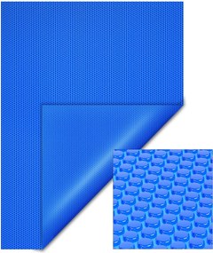 Bazénová fólie Wiltec – 4 × 6 m, modrá (60248)