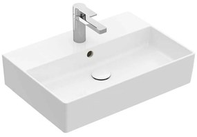 Villeroy & Boch Memento 2.0 - Umyvadlo 60x42 cm, s přepadem, otvor pro baterii, alpská bílá 4A226001