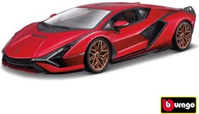 Bburago plus lamborghini huracan red 1:18