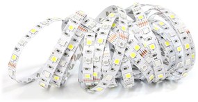 ECOLIGHT LED pásek - RGBW - 12V - 5m - 72W - 300 diod - IP20 - RGB+studená bílá