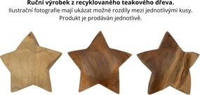 Dekorační soška Bintang 19 cm hnědá