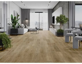 Mexen Alabama, vinylová podlaha 1240x182 mm SPC 6,5 mm, IXPE 1,5 mm, 4stranná V-drážka, dub, F1019-1240-182-505-4V1-01