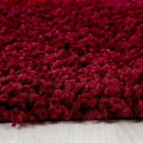 Vopi | Kusový koberec Life Shaggy 1503 red - Kulatý průměr 200 cm