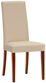 Stima Jídelní židle NANCY třešeň / koženka beige