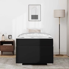 Rám postele Černá 100 x 200 cm PVC 3399226