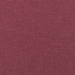Stolička s dřevěnými nohami vínová textil 329428