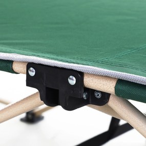 Skládací kempovací postel Outsunny s taškou 190 x 68 x 52 cm pro kempování do 150 kg, postel pro hosty, skládací postel pro vnitřní a venkovní použit…