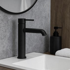 Kuchinox Noia, vysoká umyvadlová baterie h-295, černá matná, LAV-BNK_72NA
