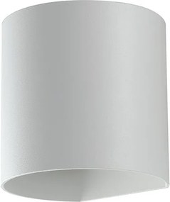 FAN LED-W-GOLF BCO Venkovní nástěnné svítidlo LED GOLF bílá hliník 2x3,5W 840lm CCT IP54 9,5x11 cm - FANEUROPE