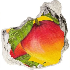 Wallmuralia Samolepící nálepka beton Mango 75x75 cm