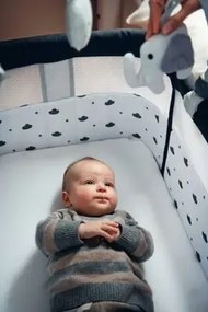MoMi REVO tmavě šedá / Postýlka / do 9 kg