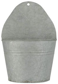 IB LAURSEN Závěsný zinkový obal na květináč Zinc, šedá barva, kov