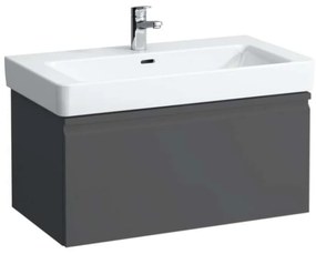 Laufen Pro S - Umyvadlová skříňka, 81x45x39 cm, 1 zásuvka, grafit mat H4835010964801