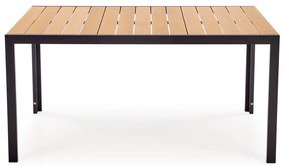 Zahradní stůl Fierro 150 cm hnědý/černý