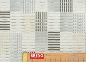 Breno Koupelnová pěnová předložka SOFTY-TEX 79839 geometrický vzor, šíře 65 cm, Vícebarevné