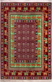 Koberec Turecký koberec do obývacího pokoje Kilim Orientální protiskluzový bambusový