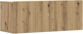 Sada 5 kusů nástěnné TV skříňka dub artisan kompozitní dřevo 3328998