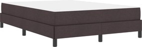 Postel s boxspringem Tmavě hnědá 160 x 200 cm textil 3398503